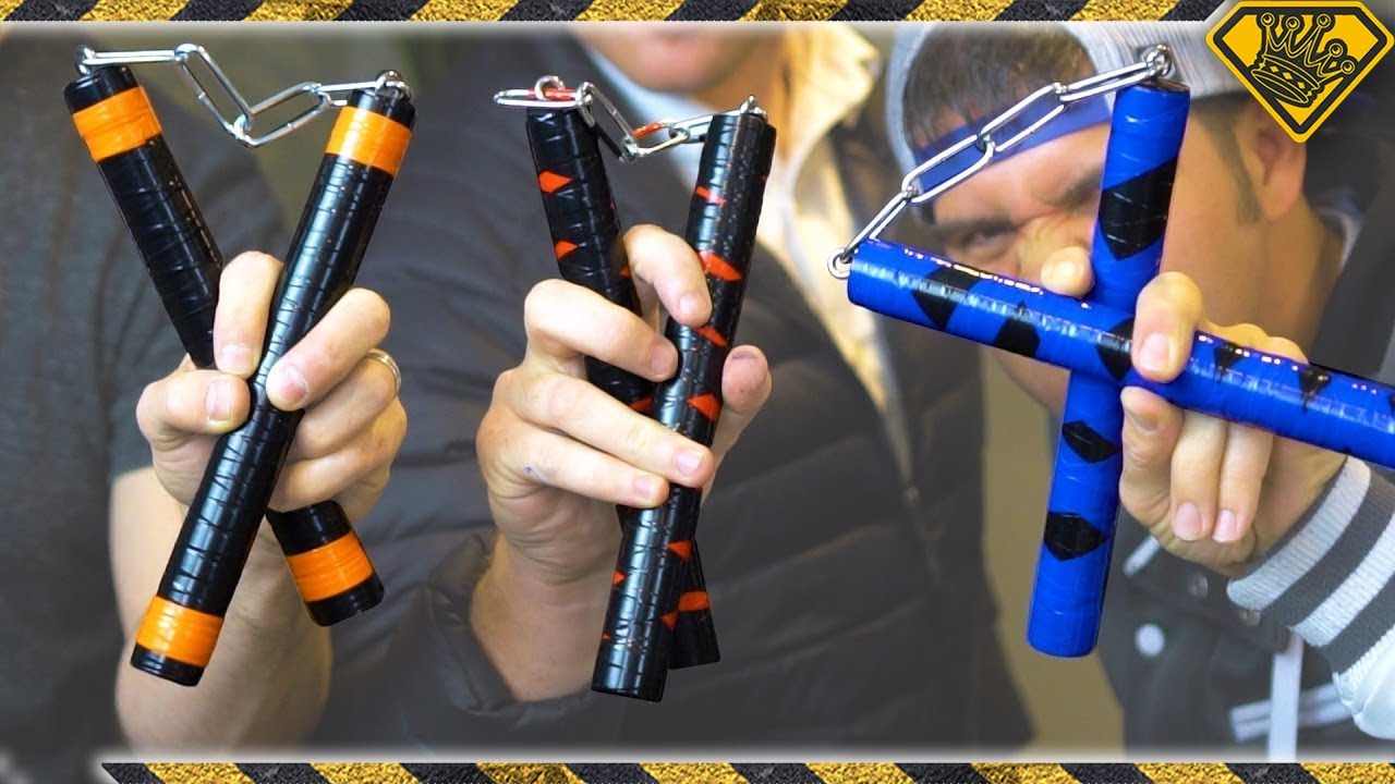 Creating Ninja Turtle Nunchucks with Devin and Stuart