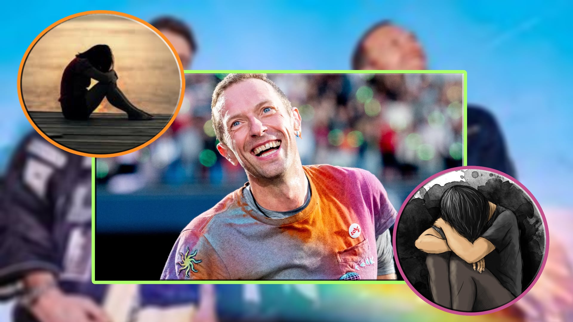 Chris Martin revela que sufre depresión y comparte sus consejos para superarla