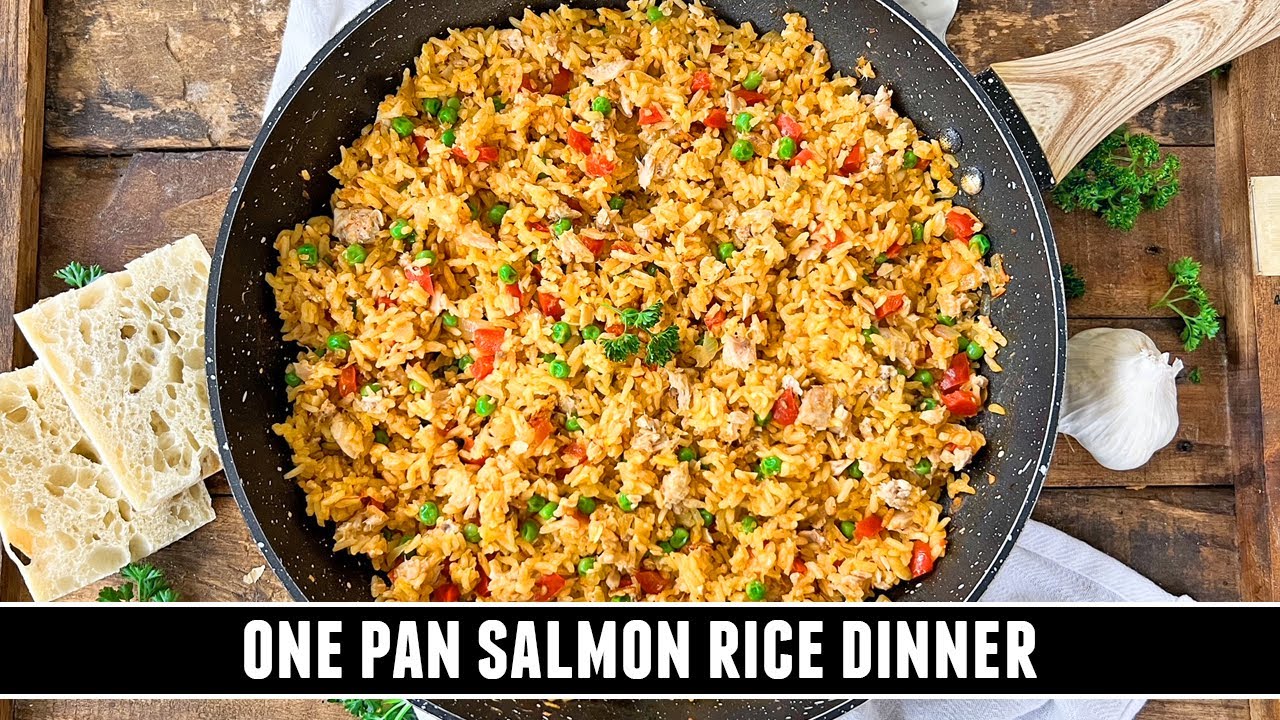 One-Pan Salmon Rice Dinner – Healthy & Delicious 30-Minute Recipe
