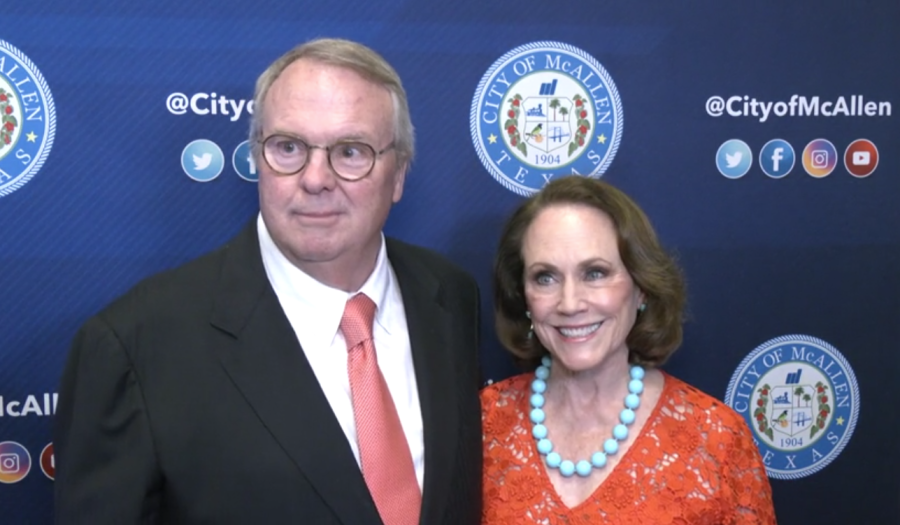 Jim and Kathy Collins receive Border Texan of the Year award