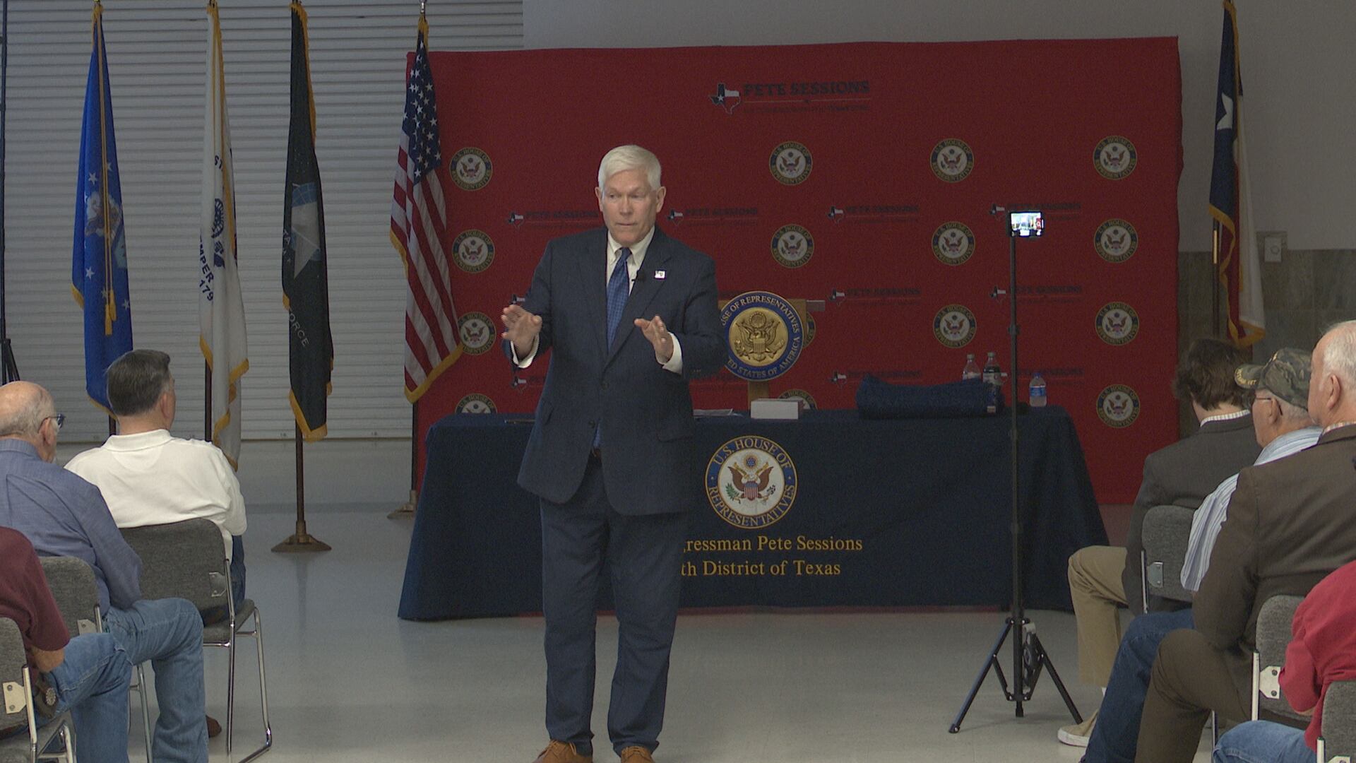 US Congressman Pete Sessions holds Walker County town hall; one ...