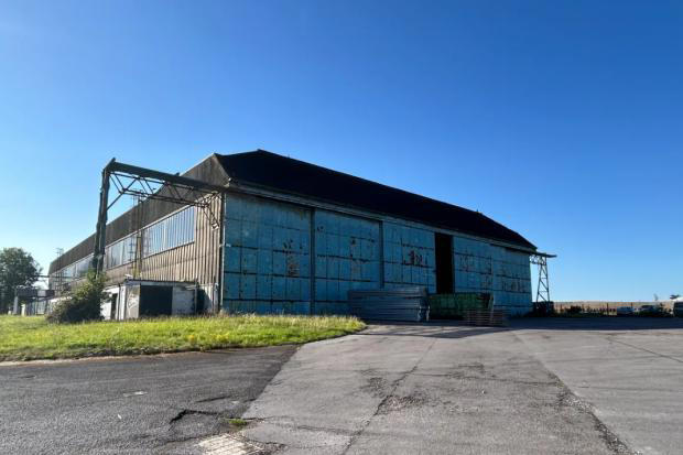 Hangar at historic RAF airfield available to rent