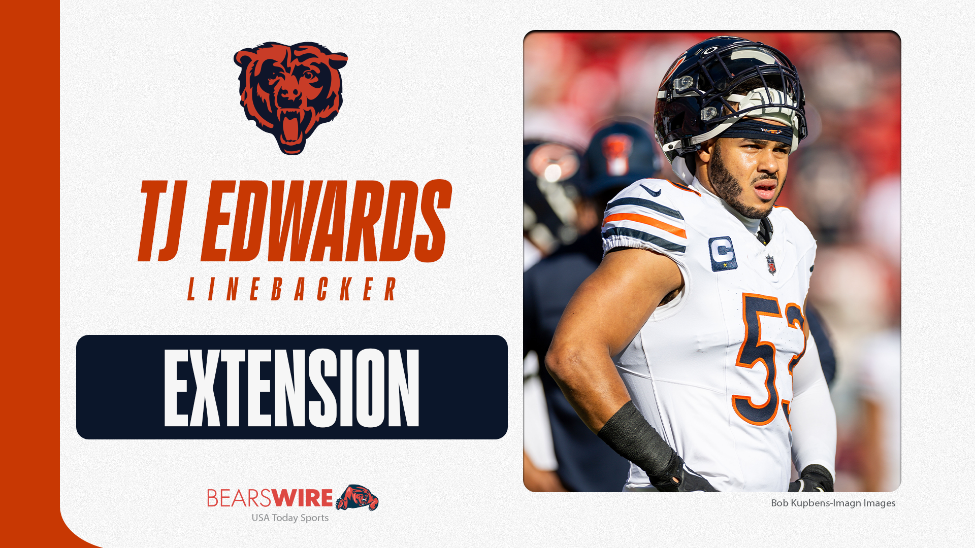 Chicago Bears to sign LB TJ Edwards to 2-year contract extension