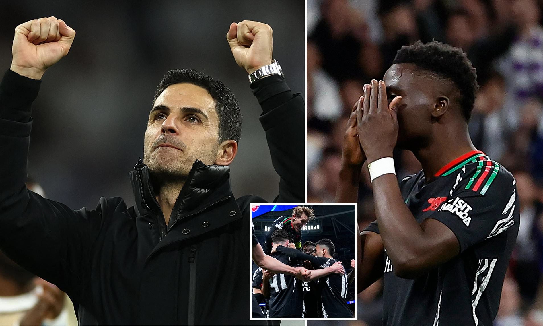 Mikel Arteta hails 'one of the best nights of my career' after Arsenal ...