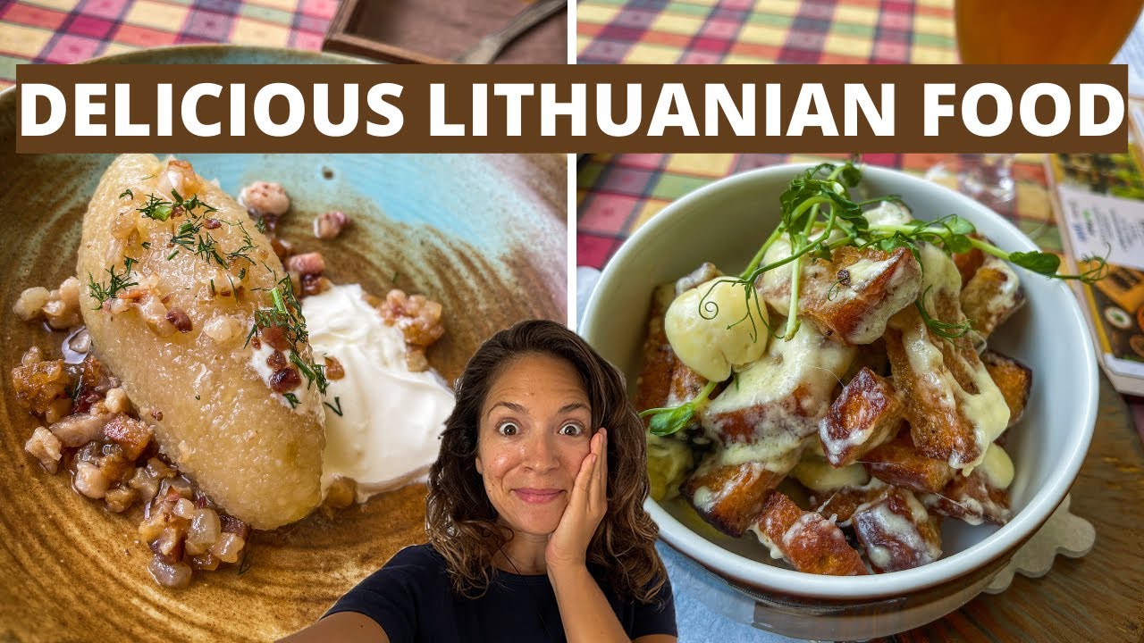 Trying Traditional Lithuanian Foods for the First Time!