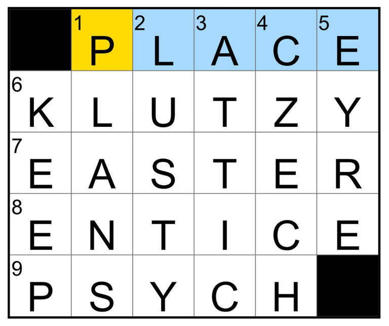 Today's NYT Mini Crossword Answers for Thursday, April 17