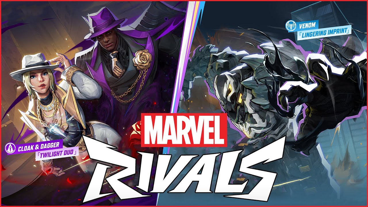 Marvel Rivals New Venom and Cloak and Dagger Outfits