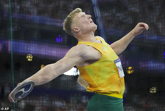 Aussie Olympics discus star Matthew Denny is hit with bizarre ...