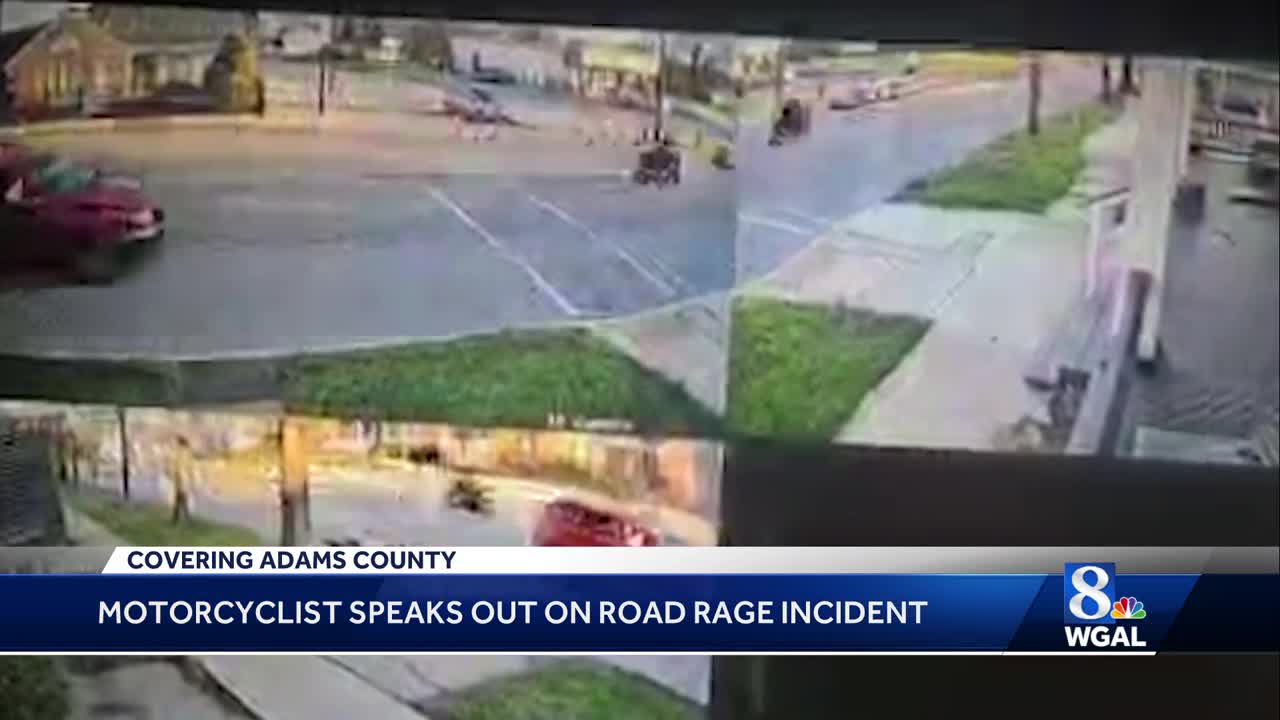 Violent Adams County motorcycle crash caught on video