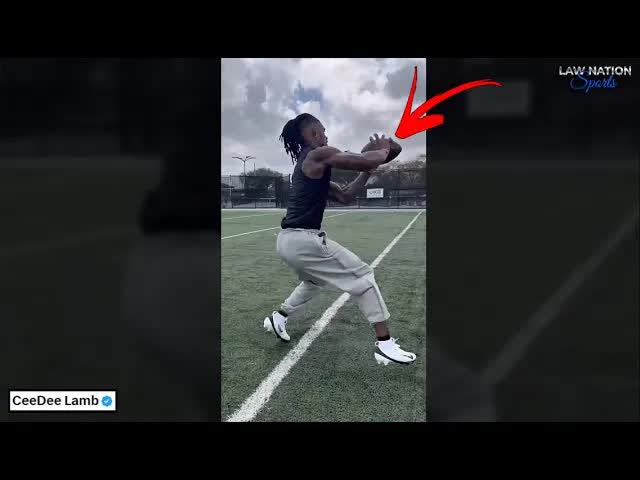 CeeDee Lamb Agility Drill: Wide Receiver Football Workout