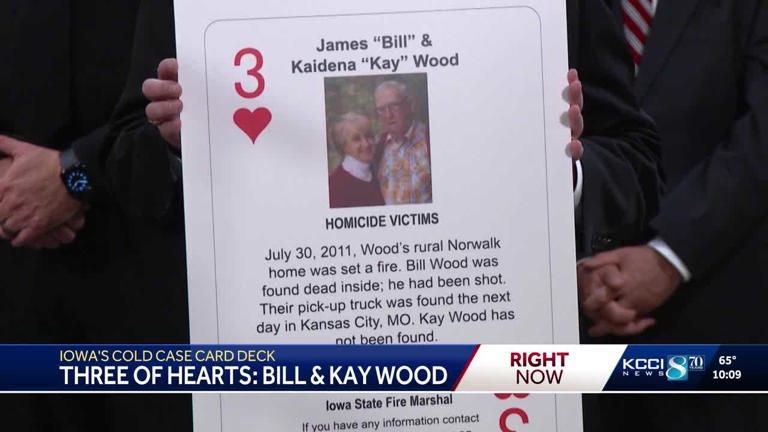 Iowa Cold Case Unit unveils playing card deck to generate new leads
