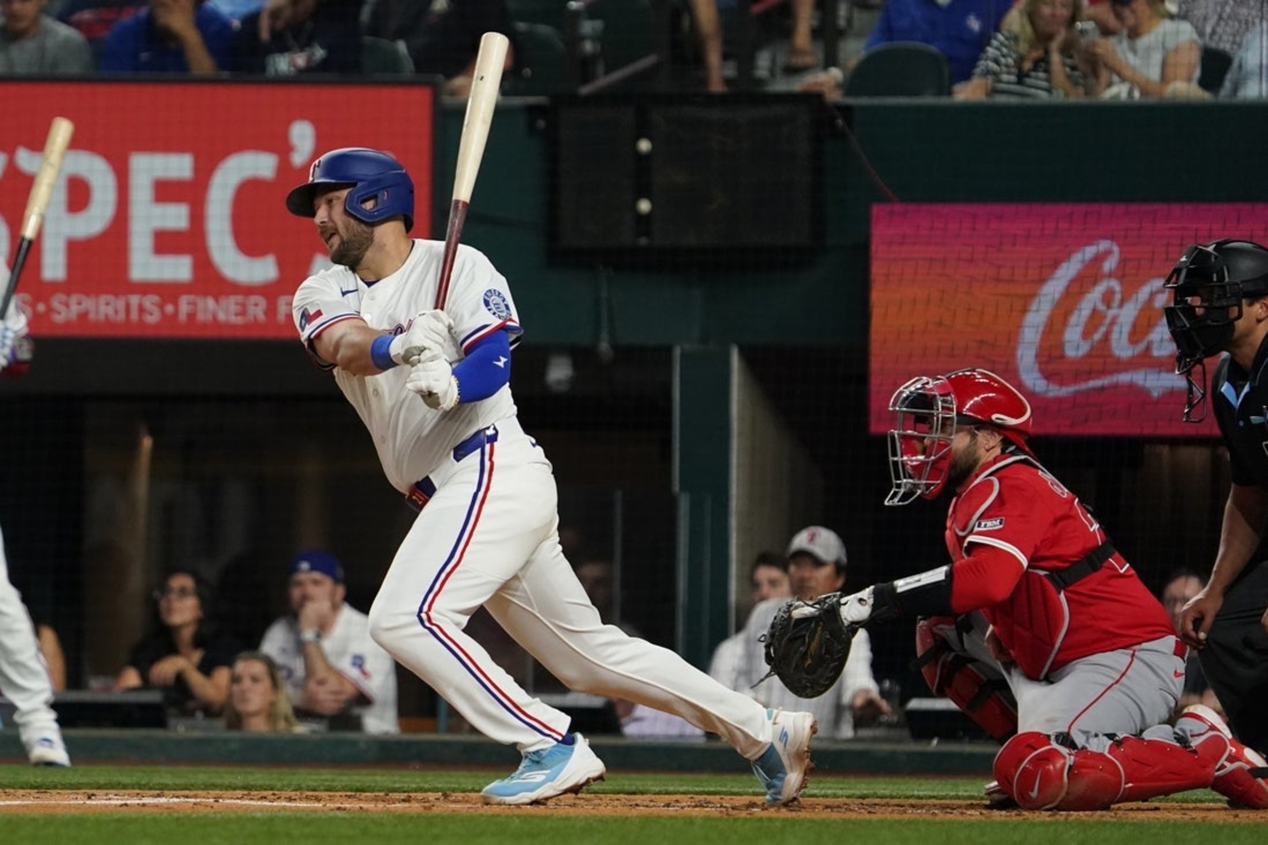 Jake Burger, Corey Seager lead Rangers past Angels