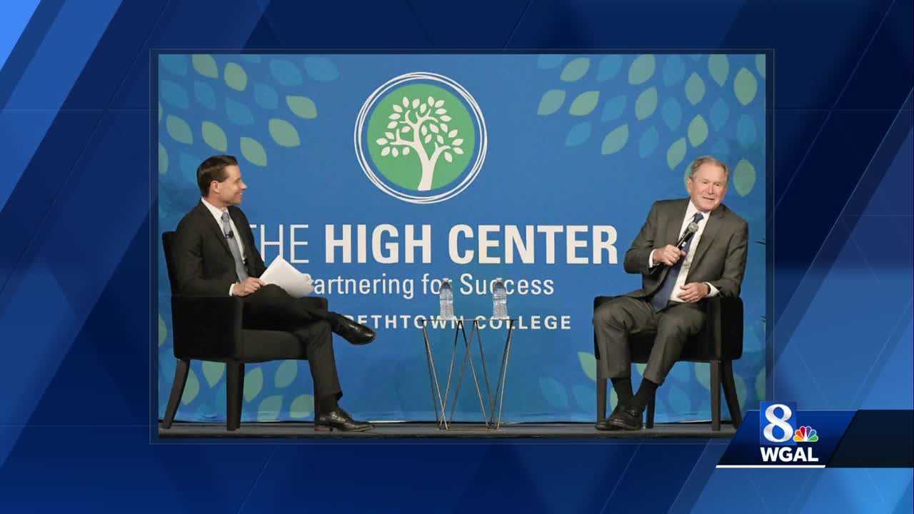 News 8's Jere Gish has Q&A with former President George W. Bush