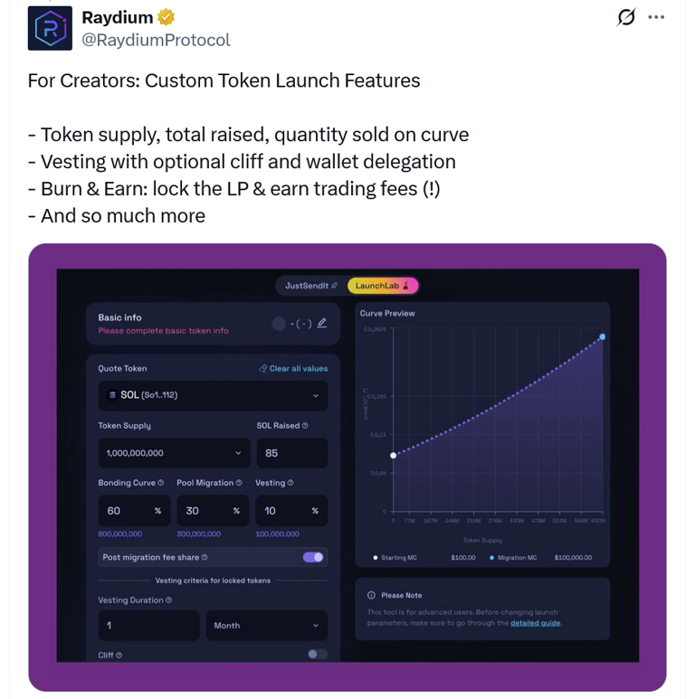 Raydium debuts LaunchLab to rival memecoin maker Pump.fun