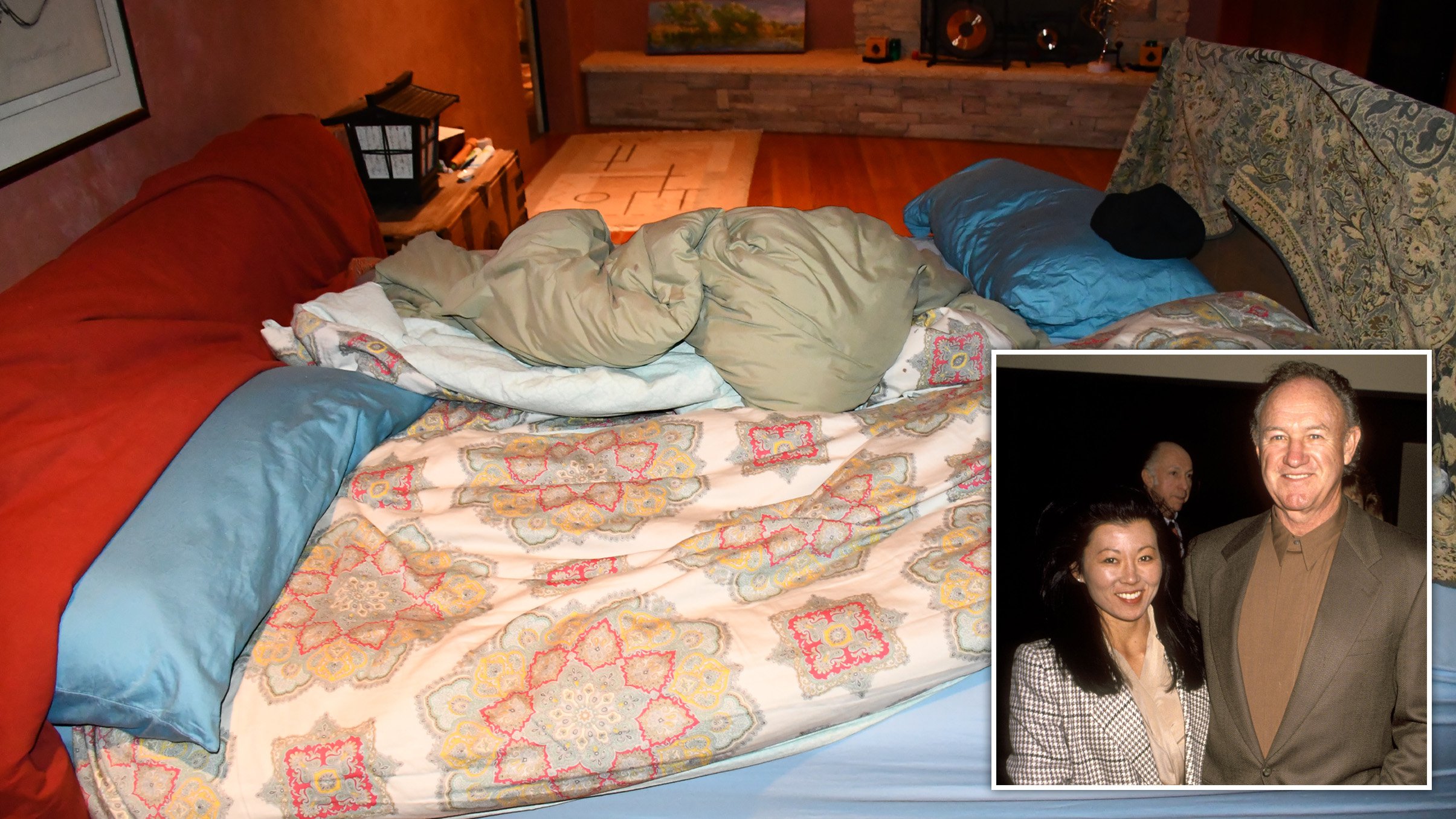 Eerie footage inside Gene Hackman’s home reveals chilling discovery in bed