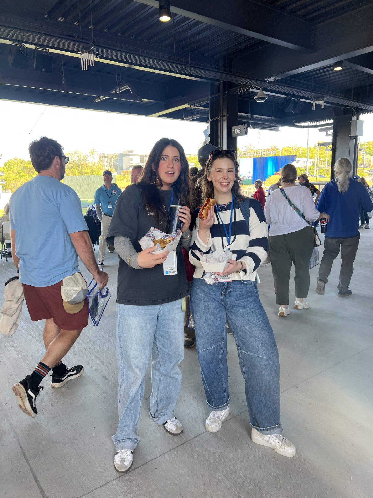 We tried to try it all at Smokies stadium, from hot chicken to pizza to ...