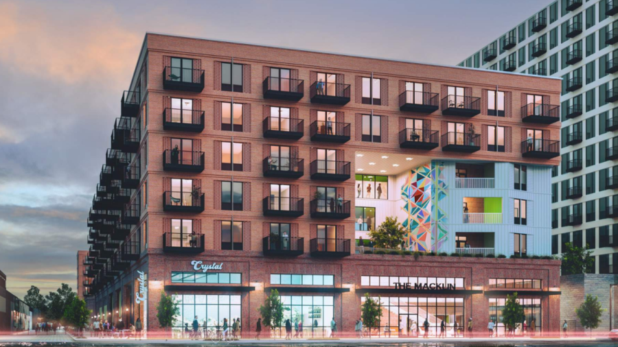 Seven-story apartment complex with bar eyed for Spaghetti Warehouse site