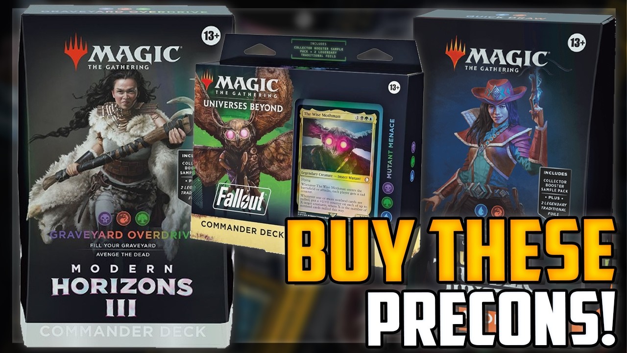 Top 10 Best Precon Decks for Commander! (Second Half of 2024 UPDATE ...