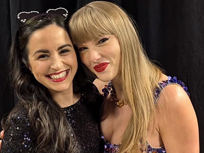 Throwback to when Taylor Swift met with a real-life hero, Leanne Lucas ...