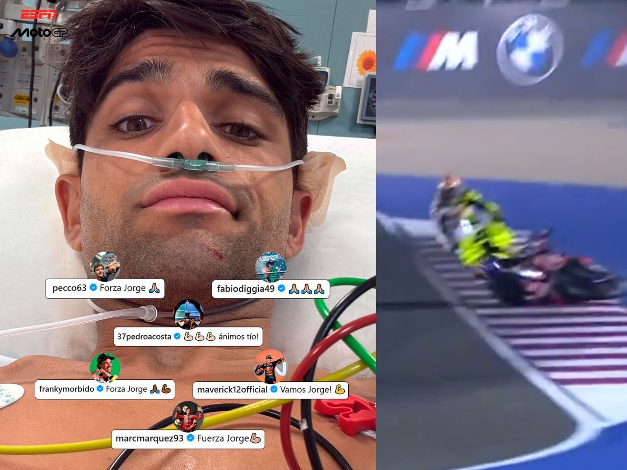 WATCH: Devastating crash video of Jorge Martin that left him out of ...
