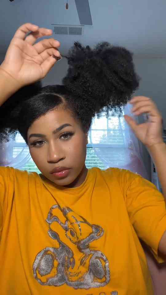 Swoop Puffs: A Stylish Afro Hair Look