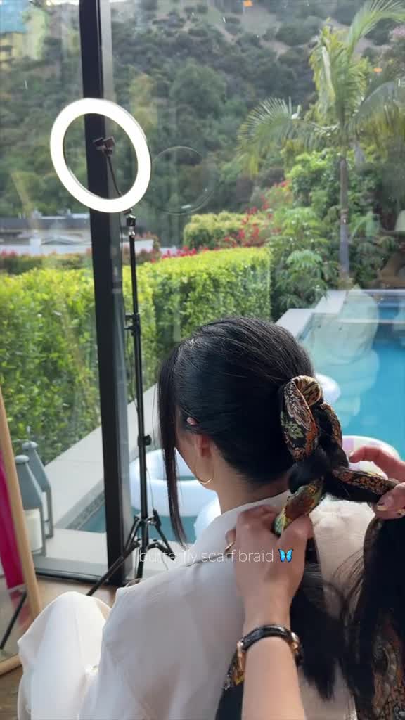 Butterfly Braid Scarf Hairstyle Tutorial by Faith Armstrong