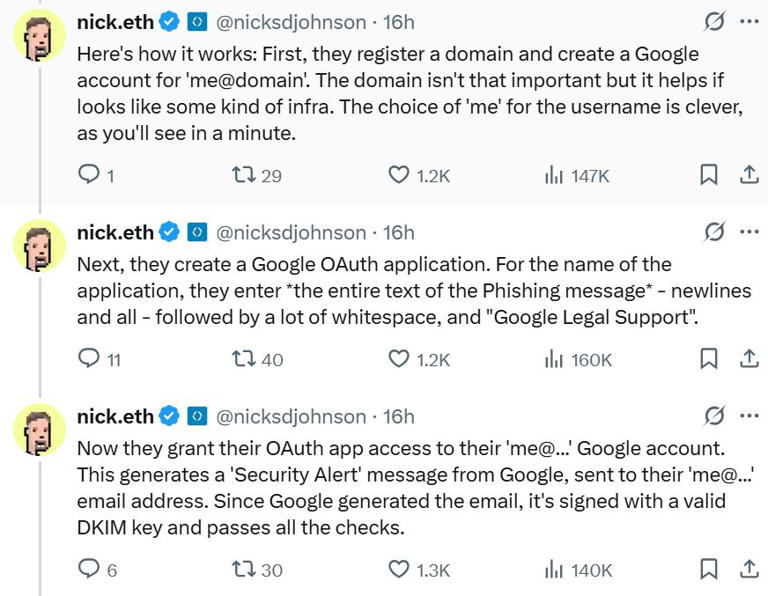 ENS founder warns of Google spoof that tricks users with a fake subpoena