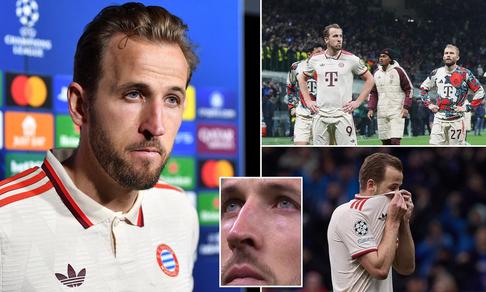 Harry Kane fights back tears in front of fans as England captain's ...