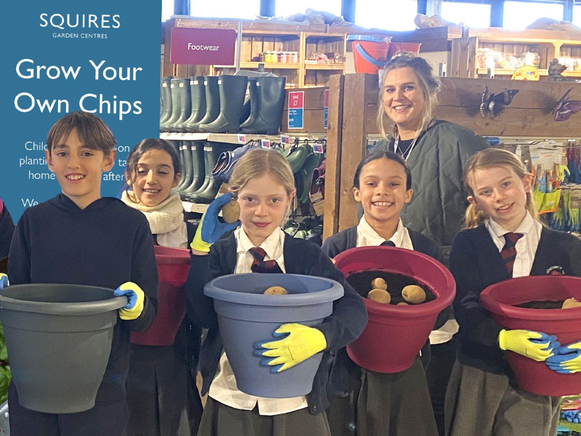 Spud-tacular fun for pupils at Hinchley Wood Primary School