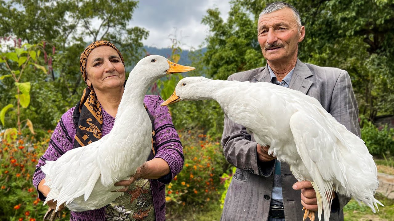 How We Cook Two Whole Ducks Over a Fire!