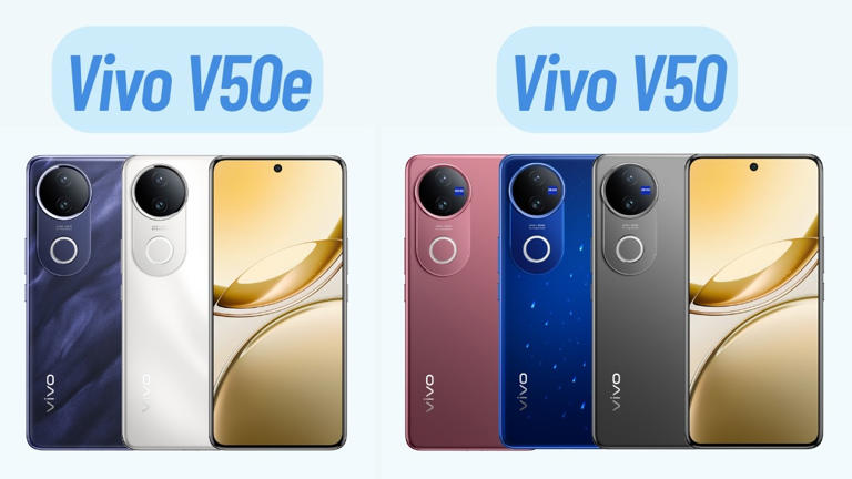 Vivo V50e vs Vivo V50: India price, specs and features compared