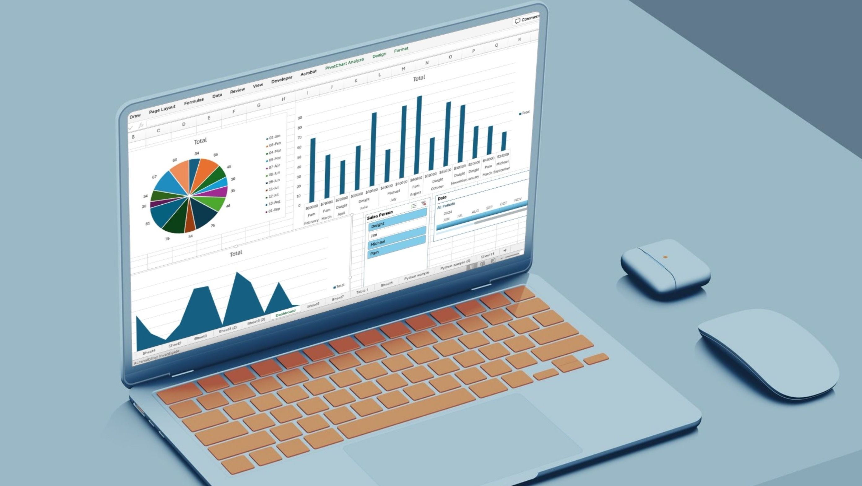 Here's how I created a beautiful, easy-to-use dashboard in Excel