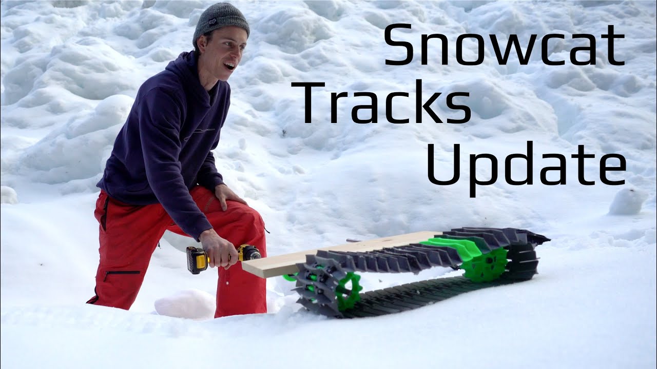RC Snowcat - New Track Design - RCTESTFLIGHT