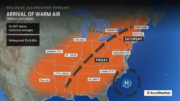 Temperature Turnaround Heading Into Easter Weekend