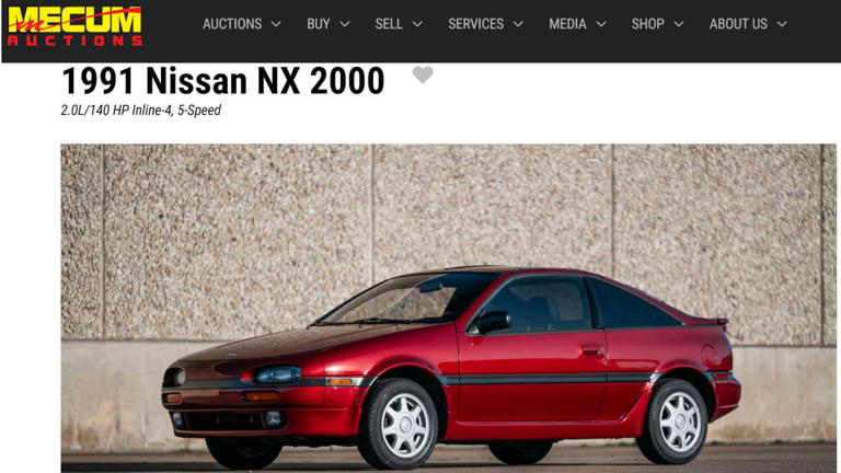 Nissan's Overlooked Tiny Sports Car Is Going Up In Value