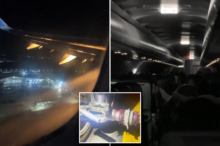 Terrified Frontier Airlines passengers fear ‘the end’ as Puerto Rico ...