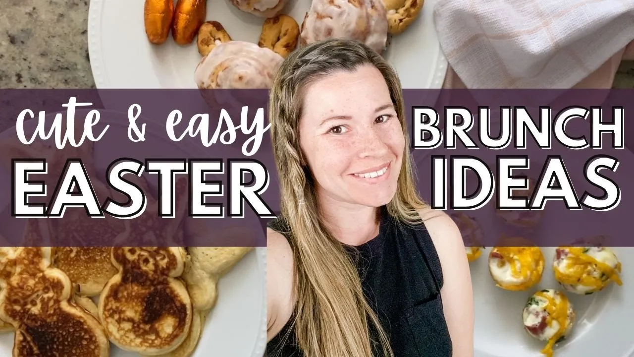 Cute Easter Brunch & Breakfast Ideas _ Bunny Pancakes & Cinnamon Rolls ...
