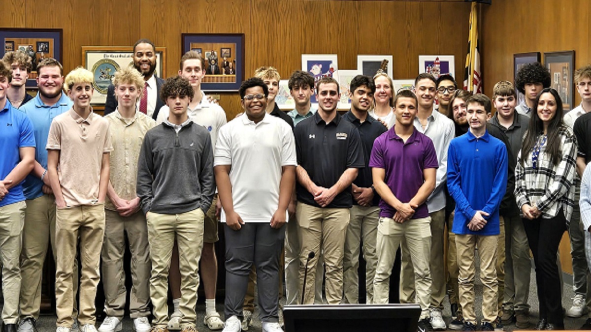 Calvert County Honors State Champion Wrestling Team