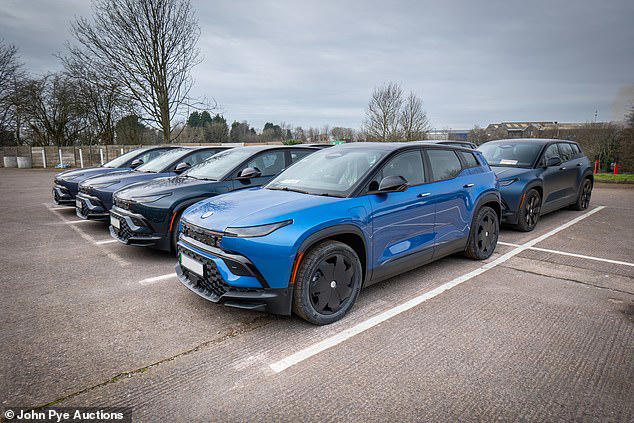 The EV graveyard is cleared! Abandoned new electric cars worth £275k ...