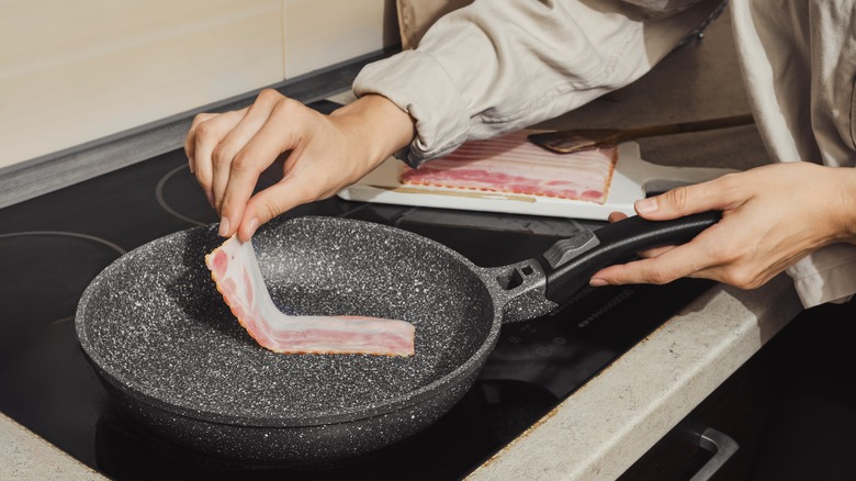 Why It Pays To Start Your Bacon On A Cold Pan