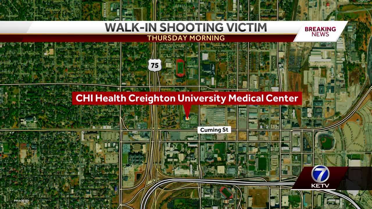 Shooting victim walks into Omaha hospital