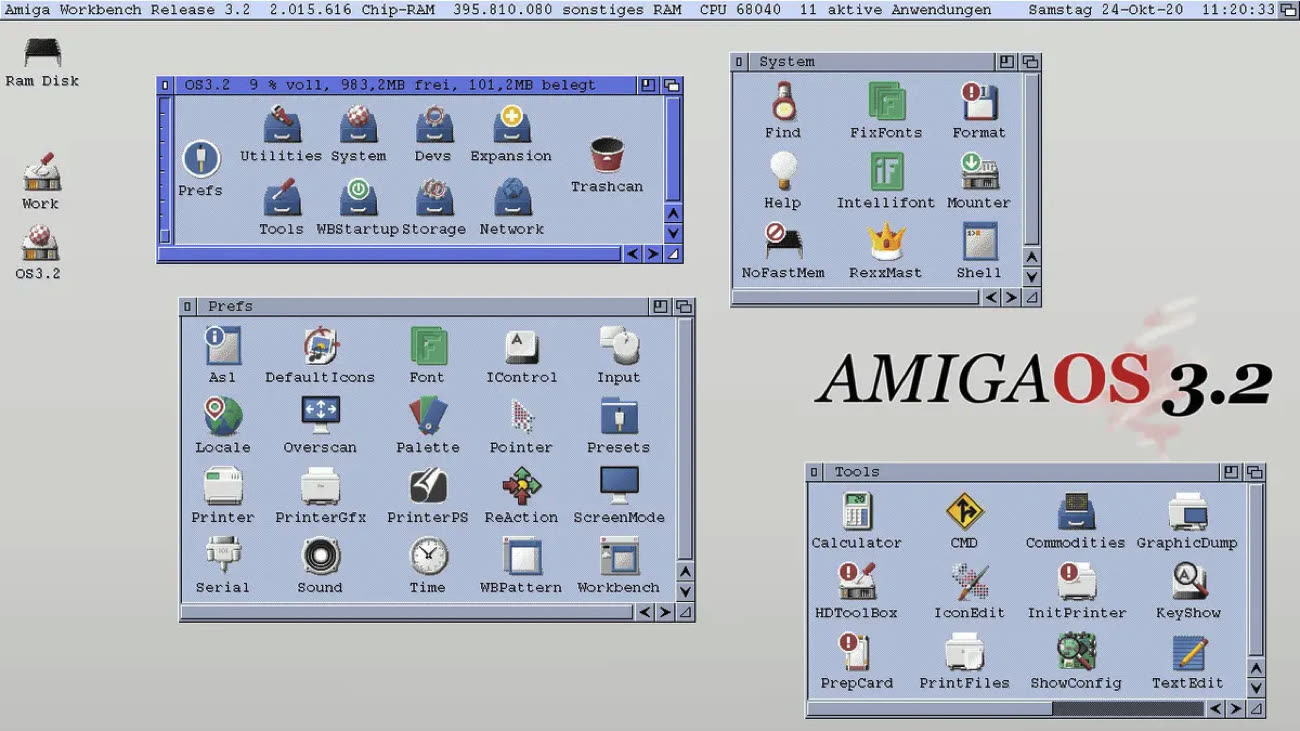 AmigaOS 3 continue à être mis à jour, près de 30 ans plus tard