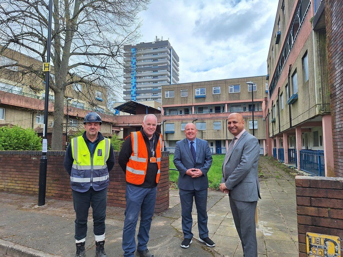 Demolition work starts at Spon End in Coventry