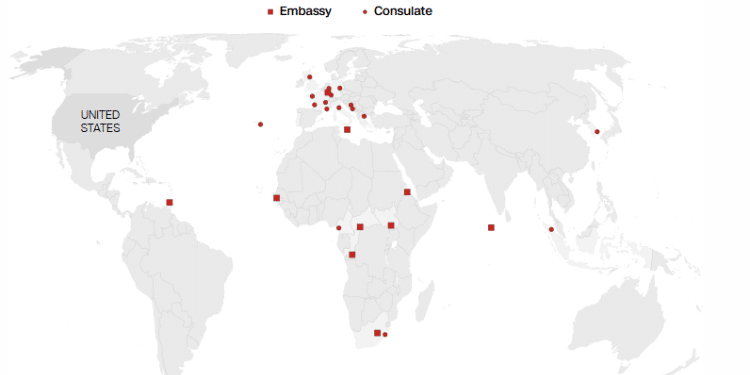 Trump to Close 30 U.S Embassies Across the World
