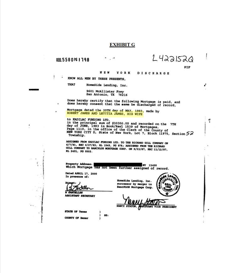 Jaw-Dropper: Letitia James Has Married Her Father According to Official ...