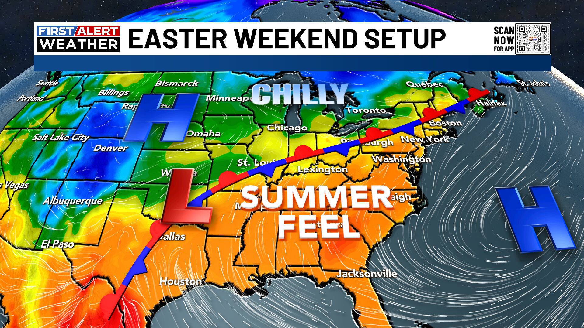 Jim Caldwell's Forecast | Temps keep running up the thermometer