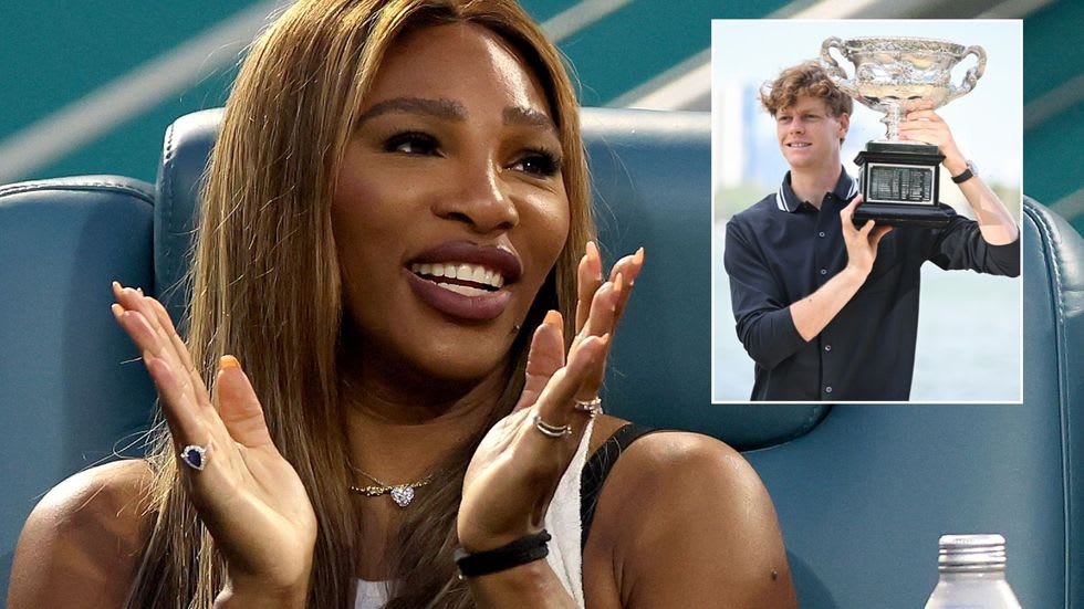 Serena Williams says she'd have been 'banned for 20 years' as tennis star opens up on Jannik ...