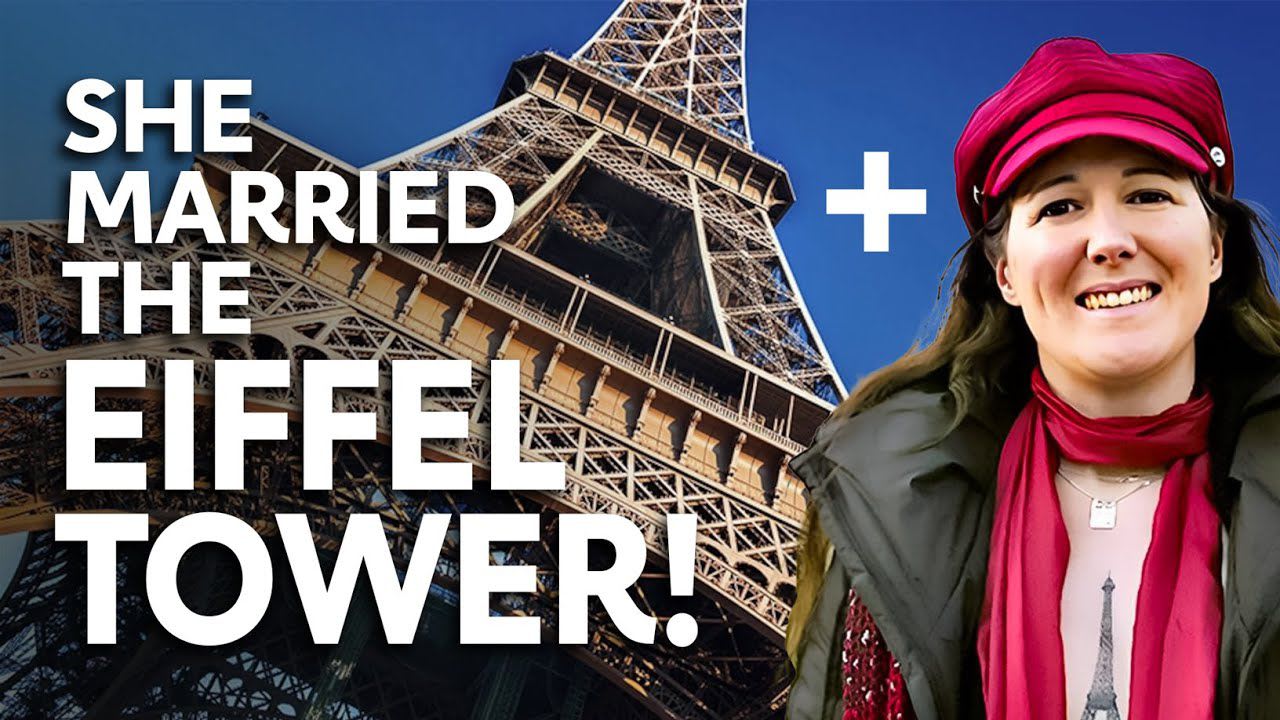 The strange love story of a woman who married the Eiffel Tower