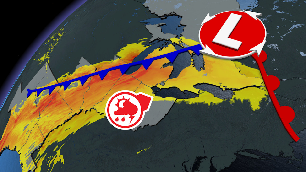Thunder risk builds as 2,000 km storm kicks off Ontario’s long weekend