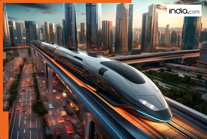 Front end of Bullet train, the world's fastest train, is always shaped ...